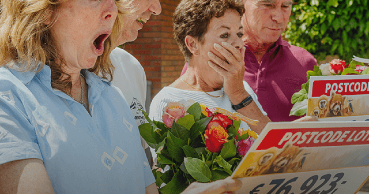 € 1 MILJOEN valt op postcode in ’s-Gravenzande - Nationale Postcode Loterij